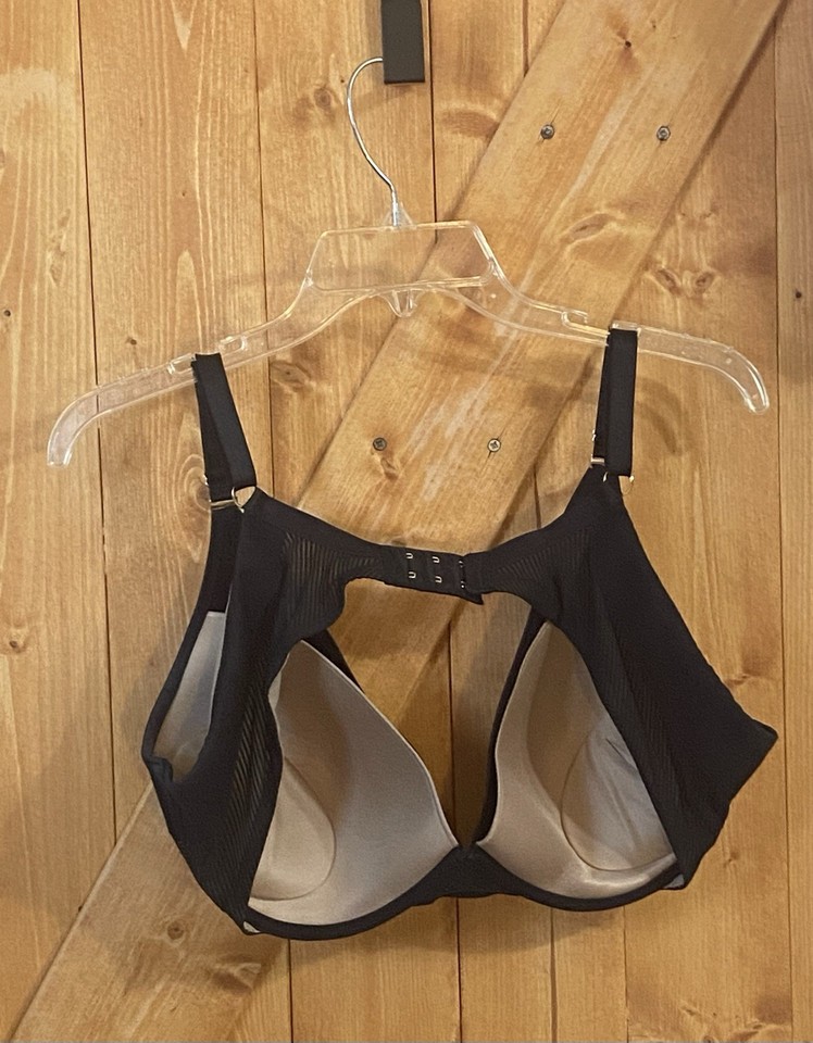 ThirdLove Bra Shadow Stripe Plunge Underwire Lined Cup Adjustable 42C ...