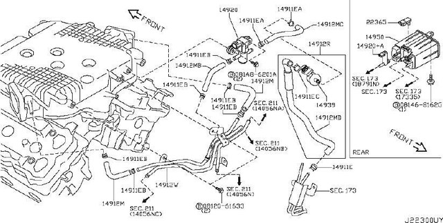 OEM Genuine Nissan Seal O-ring 2009-2017 370z 16618-jf00a for sale ...