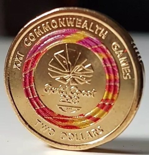 ⚡️Rare Red Colour Coin Royal Australian Mint Special Edition aUNC 2018 ...