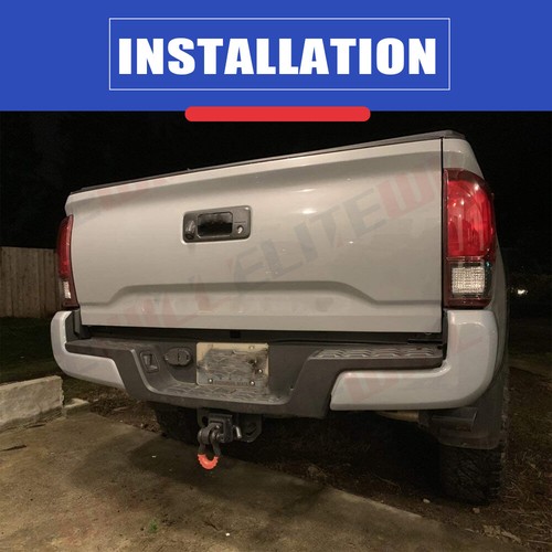 Rear Bumper End Cap WHITE W/O Sensor Hole Set Pair For Toyota Tacoma ...