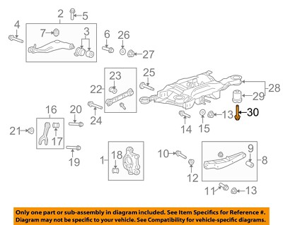 GM OEM Rear Suspension-Lateral Arm Bolt 11589375 | eBay