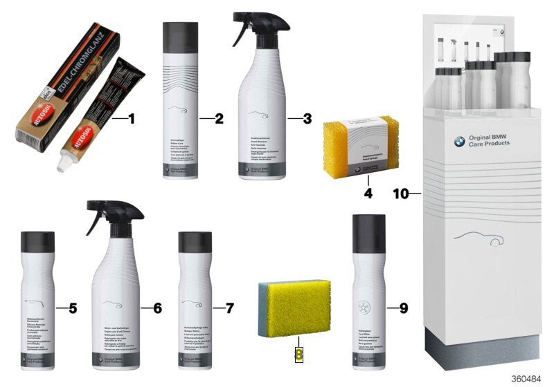 BMW Outside Plastic Bumper Care Cleaner Sponge 0427834 83120427834 ...