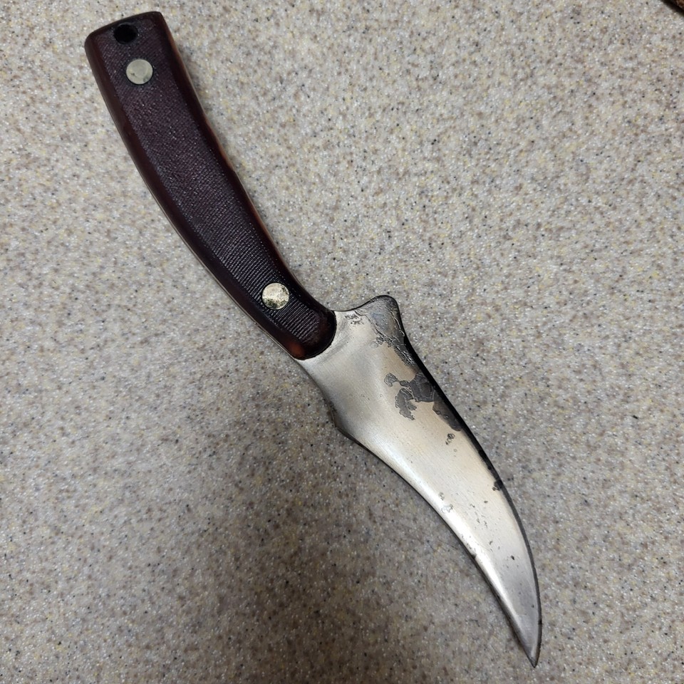 Schrade Oldtimer Fixed Blade Knife #152 Sharpfinger w/Sheath | eBay