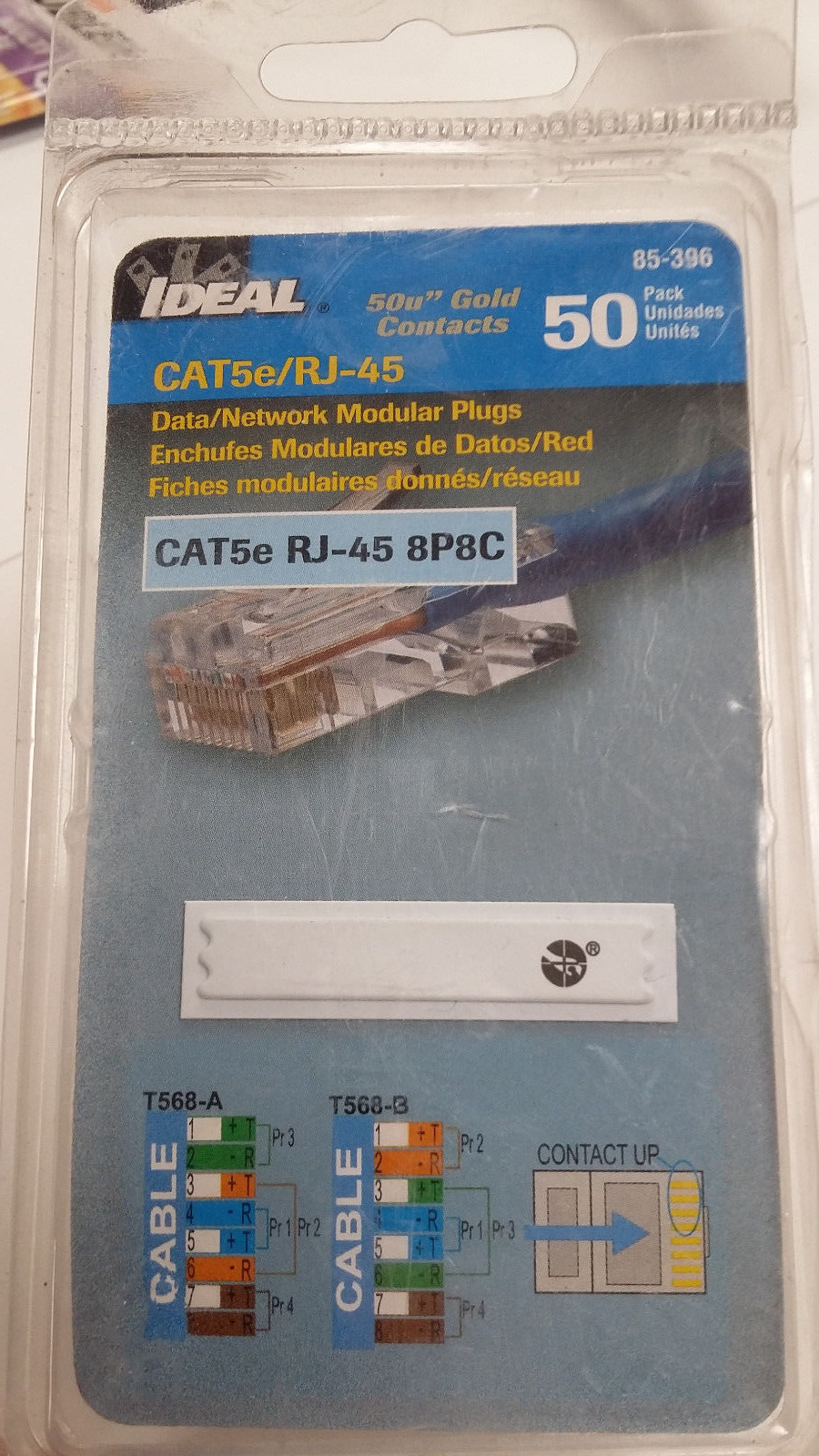 Ideal Data/Network Modular Plugs CAT5e/FJ-45 #85-396 50/pk | eBay