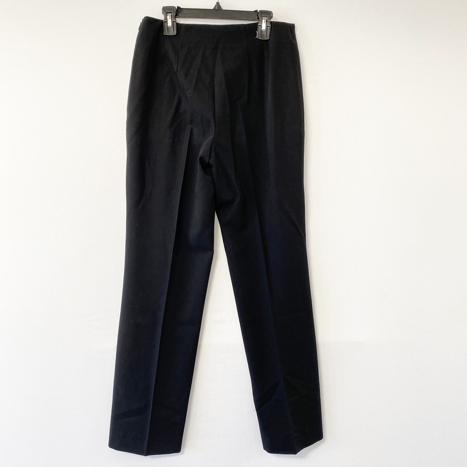 GUNEX Straight Leg Wool Black Pants US8 ($299) | eBay