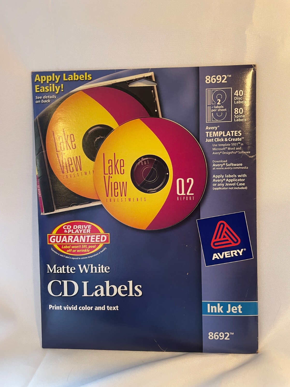 Avery Template 8692 Microsoft Label