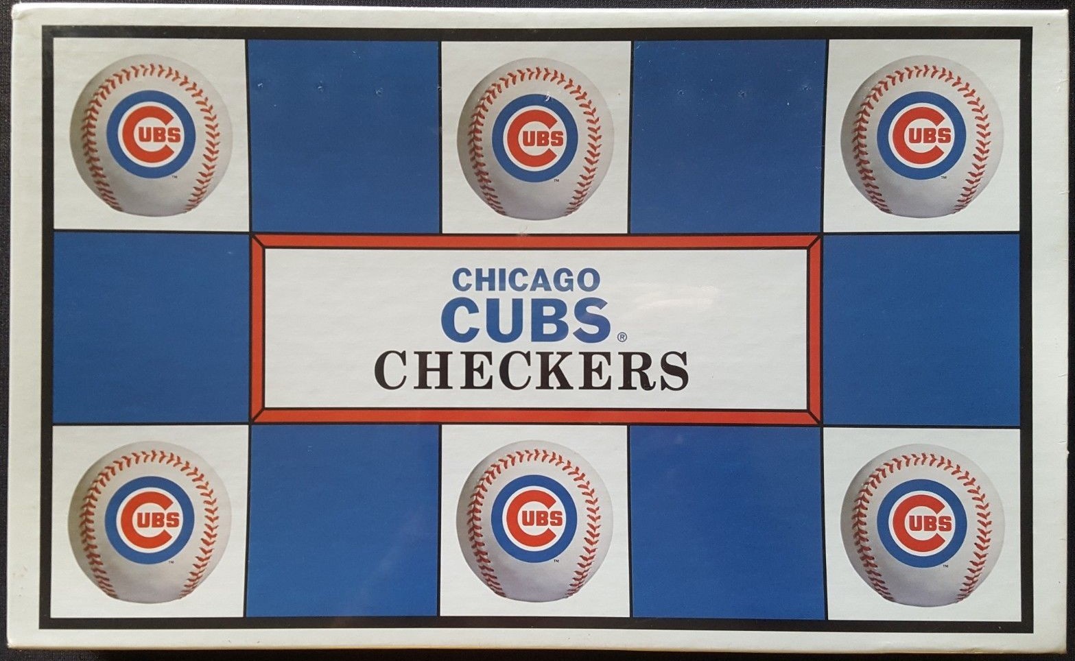 CHICAGO CUBS BASEBALL CHECKERS Vintage Game From 1997 - NEW/FACTORY ...