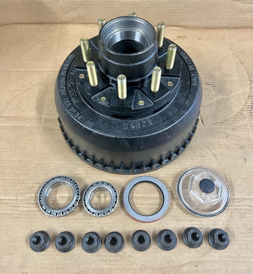 10k Dexter Trailer Axle 12-1/4x3-3/8" 13G 9-123 8-415 Hub Brake Drum Kit | Aftermarket | 12-1 ...