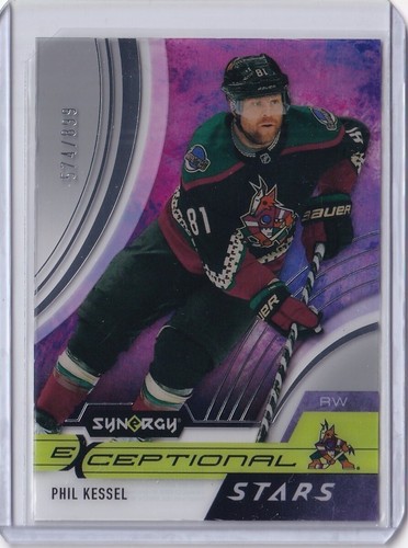 21-22 Synergy PHIL KESSEL Exceptional Stars /899 Yotes | eBay