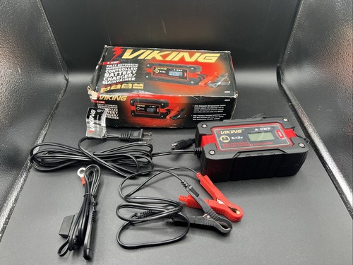 Viking 4 Amp 6/12V High Frequency Battery Charge Maintainer Works With Box | eBay