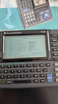 Texas Instruments TI92 CAS Rechner Grafikrechner | eBay.de