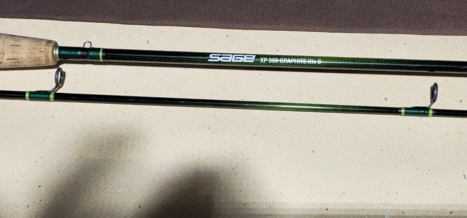 Custom Sage XP 380 fly rod with House of Hardy Ultralite disc 2/3/4 wt ...