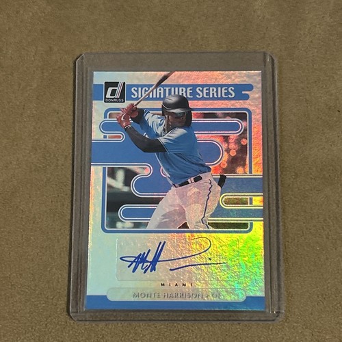 2021 Panini Donruss - Signature Series #SS-MH Monte Harrison | eBay