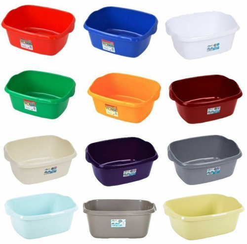 LARGE RECTANGULAR PLASTIC WASHING UP BOWL WHAM BASIN HEAVY DUTY | eBay UK