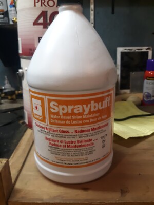 Spartan Spraybuff Water Based Shine Maintainer Floor Care Cleaner 1 ...