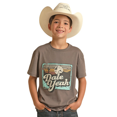 Panhandle® Boy's Dale Brisby 'Dale Yeah' Charcoal Graphic T-Shirt ...