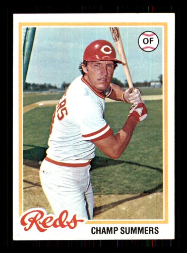 1978 Baseball Topps Champ Summers Cincinnati Reds #622 | eBay