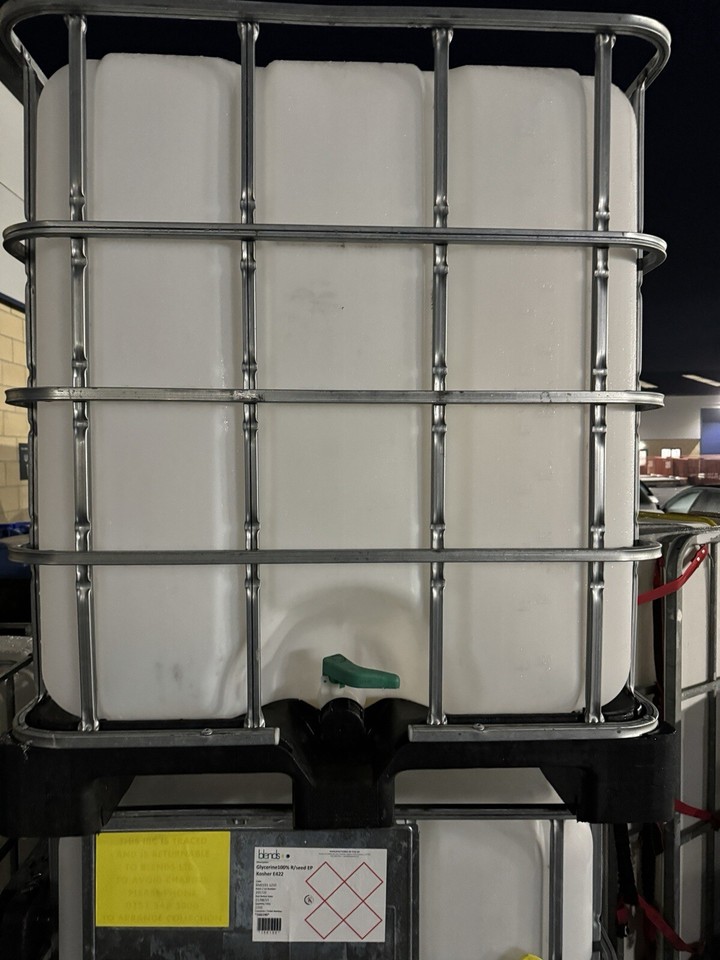 1000 Litre IBC Tank Container Water Diesel Fuel Oil Storage Allotment ...
