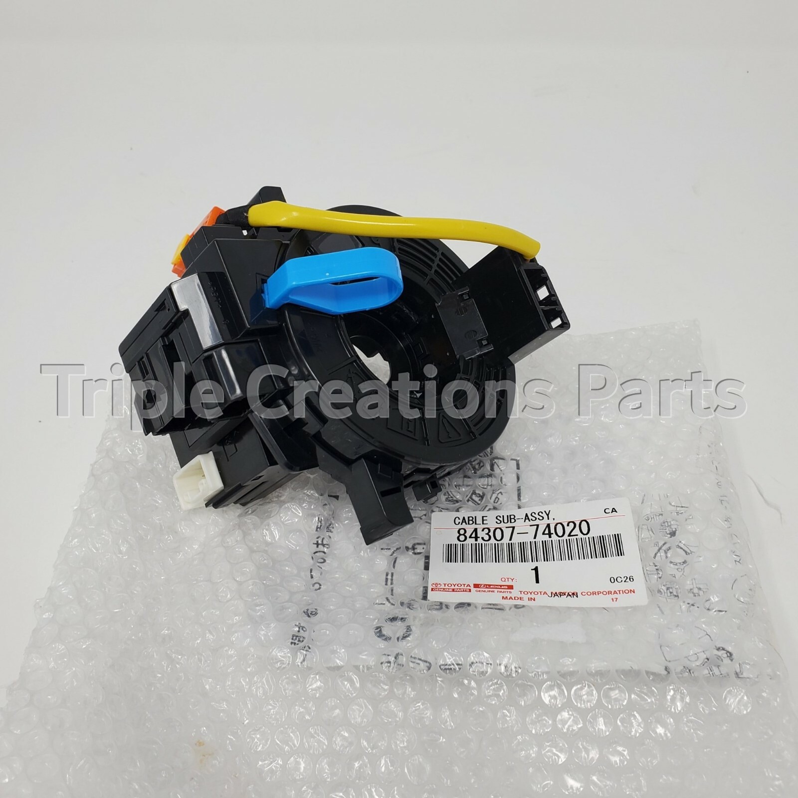 8430774020 GENUINE Toyota CABLE SUB-ASSY, SPIRAL W/SENSOR 84307-74020 ...