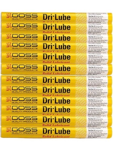 12 x Goss Dri-Lube Solid Lubricant Stick (15) | eBay