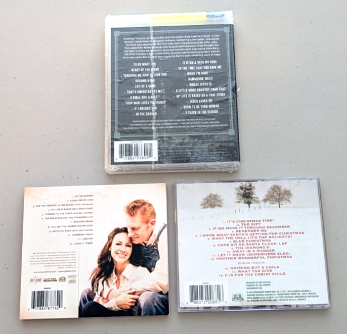 Lot 3 JOEY+RORY Gaither Gospel Series SINGER SONG DVD /A FARMHOUSE ...