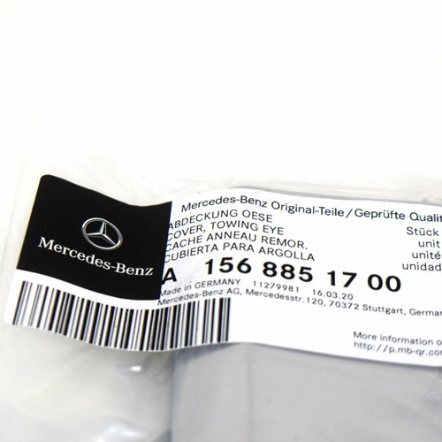 Mercedes-Benz GLA X156 Rear Bumper Towing Hook Eye Cover A1568851700 ...
