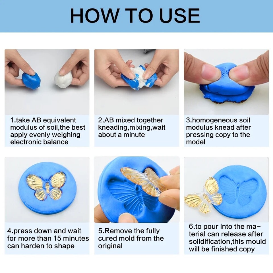 Silicone Putty Mold Making Solids Modeling Silica Gel impression ...