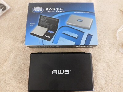 AWS-100 DIGITAL SCALE-100 x 0.01G- COLOR-BLACK 814859010307| eBay