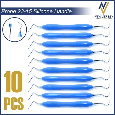 Dental Explorer-Probe 23/15UNC Silicone Handle, High Quality Dental ...