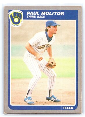 Paul Molitor 1985 Fleer #588 | eBay