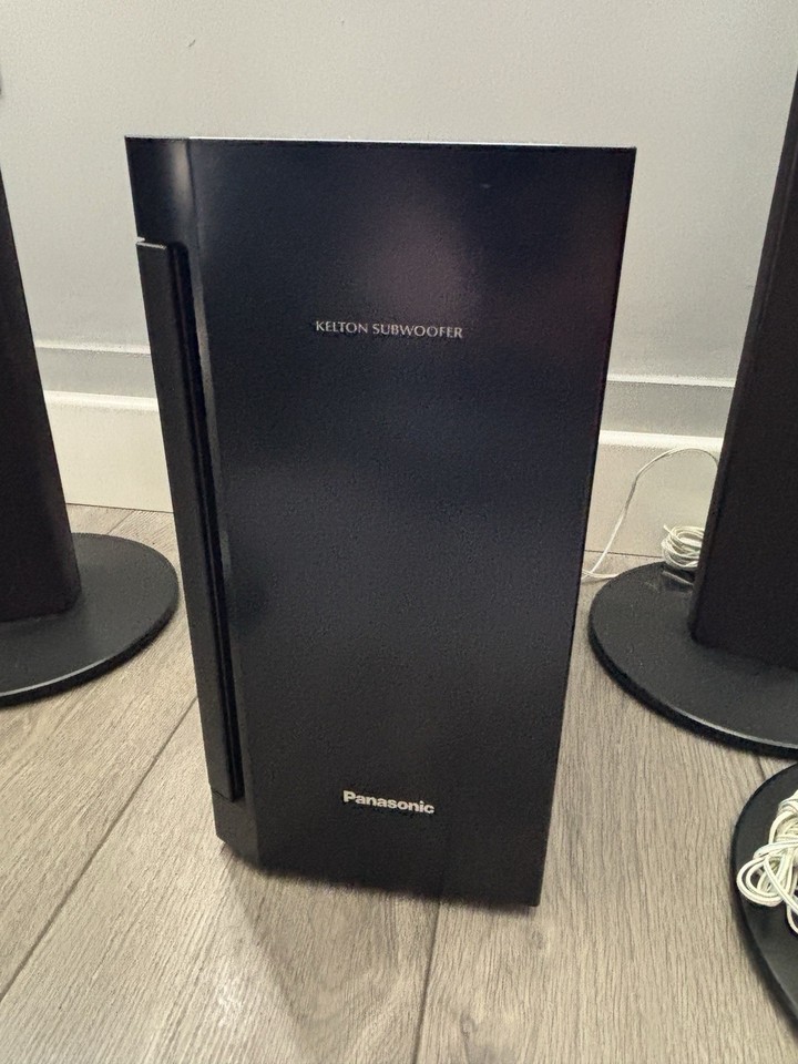 Panasonic 5.1 Surround Sound Speaker System Subwoofer, Center Speakers ...