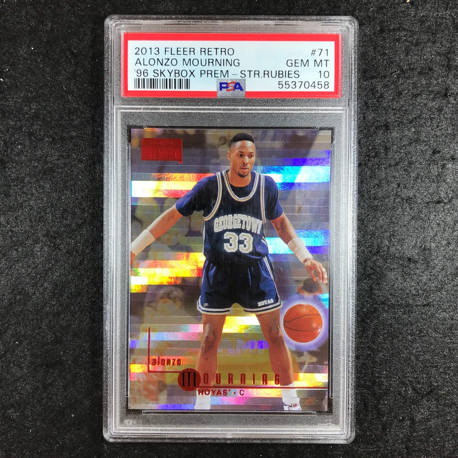 2013 Fleer Retro ALONZO MOURNING Skybox Premium Star Rubies 26/150 #71 ...