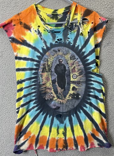 🔥Vintage Jerry Garcia Sundog Tie Dye Shirt XL 90s Psychedelic Art ...