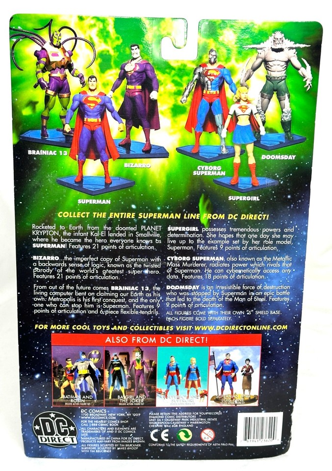 DC Direct Brainiac 13 Superman series action figure | eBay