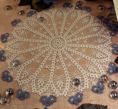 CROCHET ~ “Forget Me Nots Doily” ~ PATTERN ~ | eBay