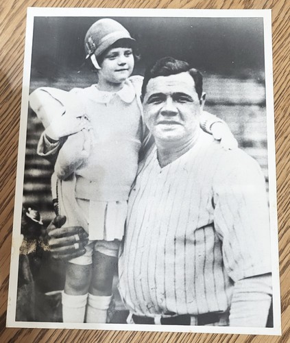 Babe Ruth w/ Dorothy Ruth Pirone (8x10) | eBay
