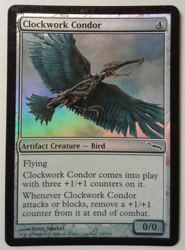 Clockwork Condor *FOIL Common* Magic MtG x1 Mirrodin MP | eBay