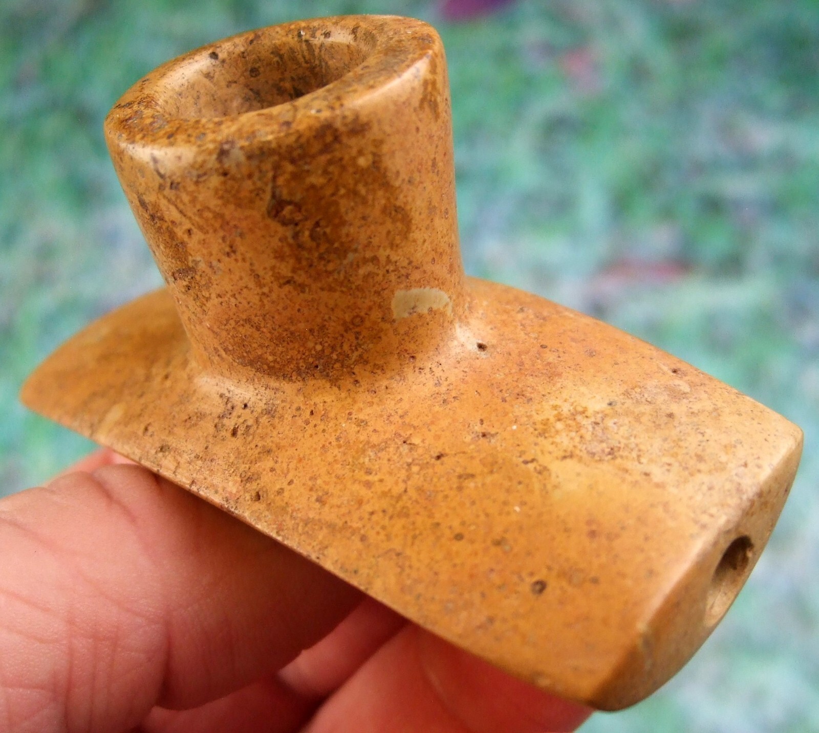 Super Fine Ohio Hopewell Platform Pipe with Insight COA Arrowheads ...