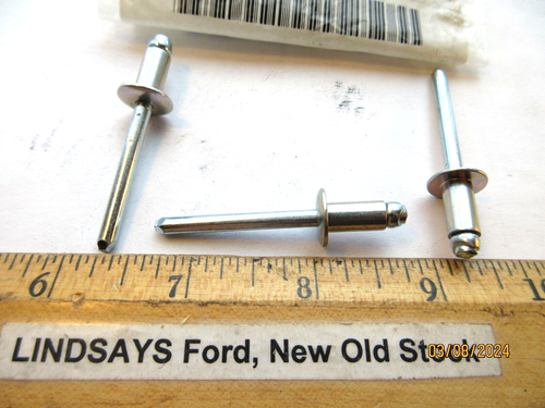 3 OEM PCS FORD 1998/2014 F-150 "RIVET" - BLIND, LICENSE BRACKET ...