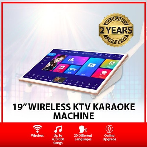 (New) 19" Karaoke Machine Touch Screen Home Party KTV System - 2TB/40K ...