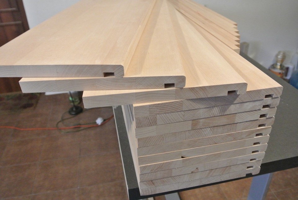 14 steps stairs cladding, system1, beech wood - top quality hardwood ...