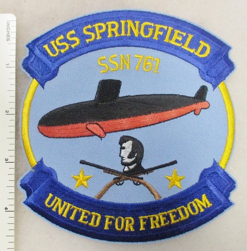 US NAVY SUBMARINE PATCH USS SPRINGFIELD SSN-761 SUB Insignia | eBay