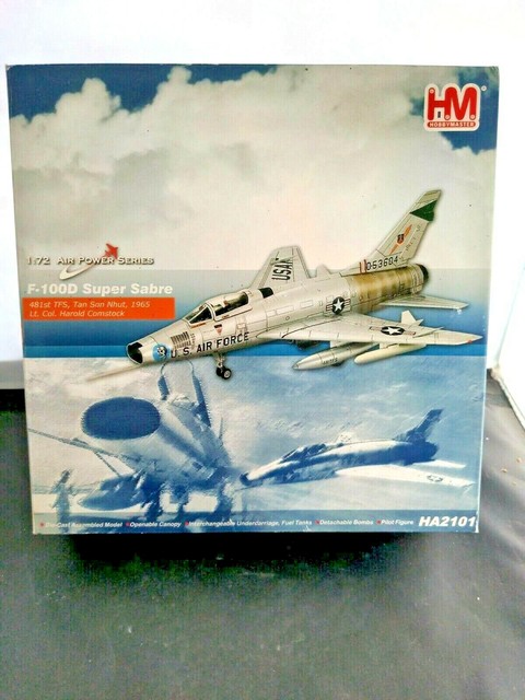Hobby Master HA2101 F-100d Super Sabre 481st TFS Tan Son Nhut 1965 ...