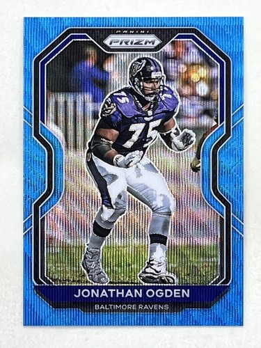 Jonathan Ogden 2020 Panini Prizm Blue Wave Prizm /199 #45 NFL HOF ...