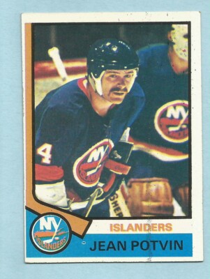 1974-75 Topps Hockey Jean Potvin #101 New York Islanders EX/MT | eBay