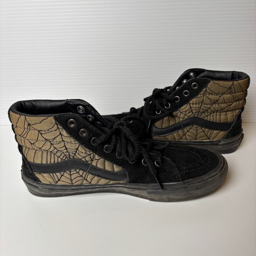 Vans Ben Kadow Mens Shoes Size 7.5 US High Top Black Spider Web ...