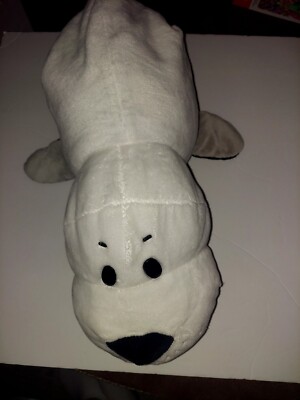 Flip a Zoo Reversible Plush Bethan Seal/Phoebe Penguin 24" Toy Animal ...