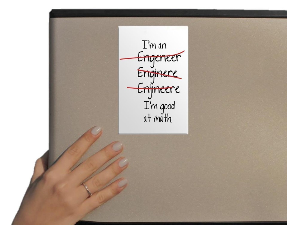 I Am Good At Math Engineer Comic Smart Geek Refrigerator Kitchen Fridge ...