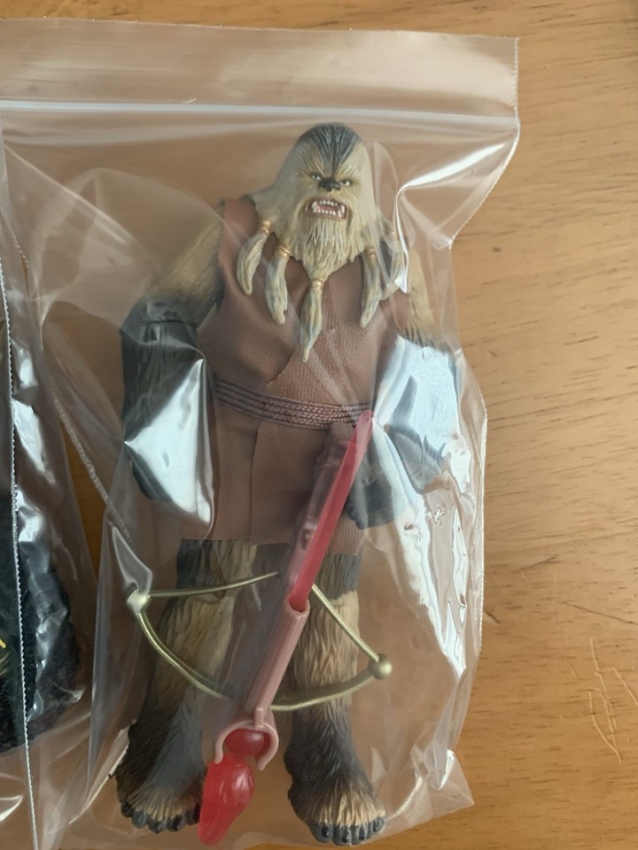 Star Wars Wookie Lot Of 5: Chewbacca And Wookiee, Some Rare! Weapons ...