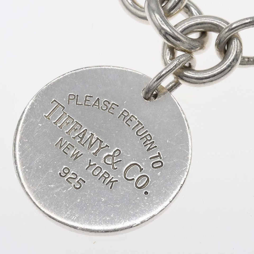 Y0207 TIFFANY&Co. Tiffany Bracelet Return To 925 Approx. 37.4g Box Bag ...